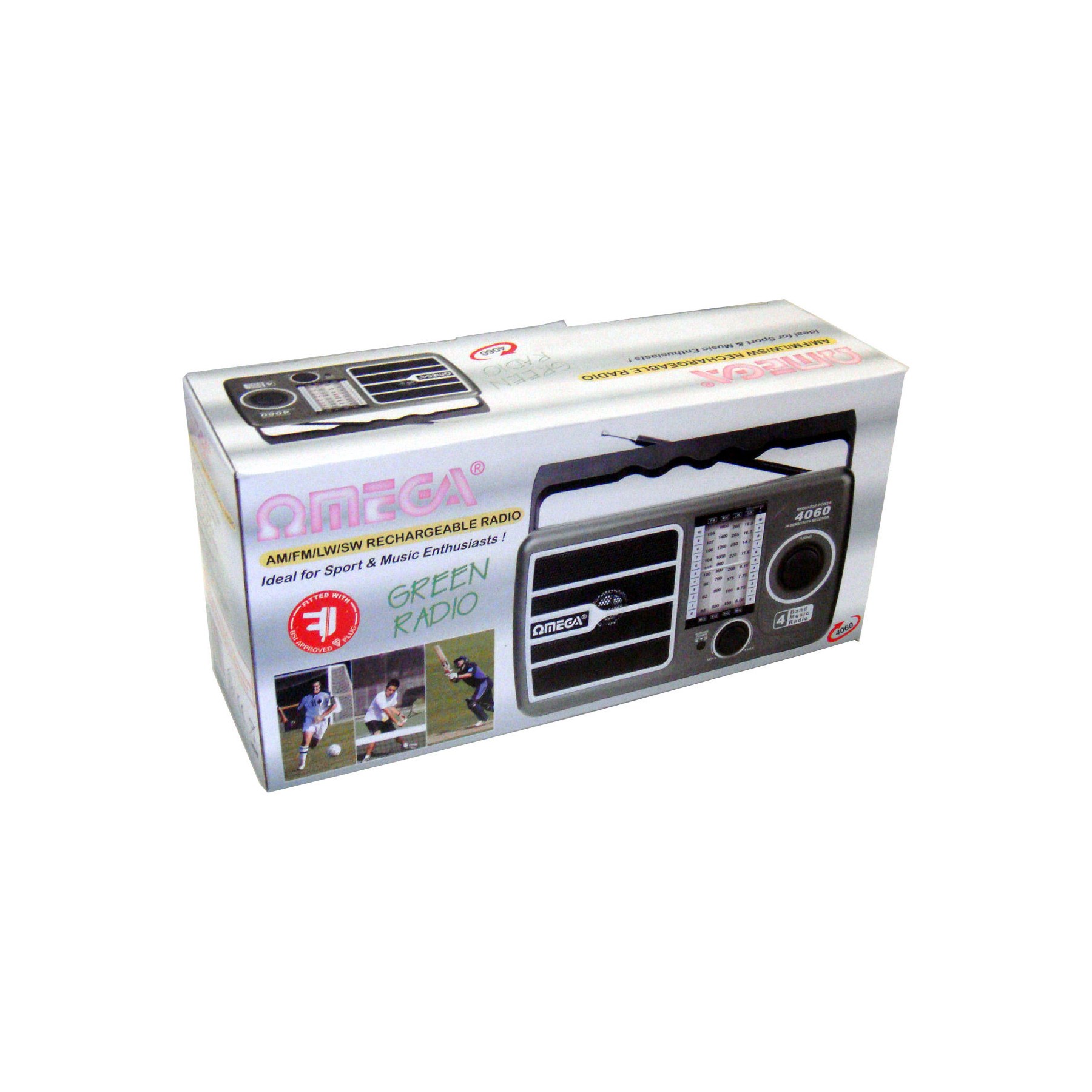 Omega Rechargeable Multi Band Ac/dc Radio (4060)